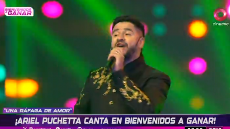 Bienvenidos A Ganar Ariel Puchetta Canta Los Temas De Ráfaga